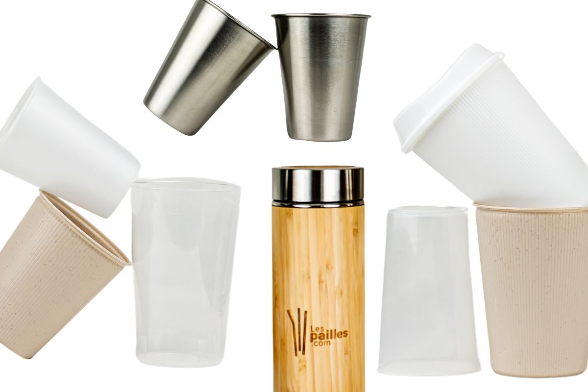 ᐅ Gobelet Réutilisable : Large gamme aux Meilleurs Prix - Lespailles.com